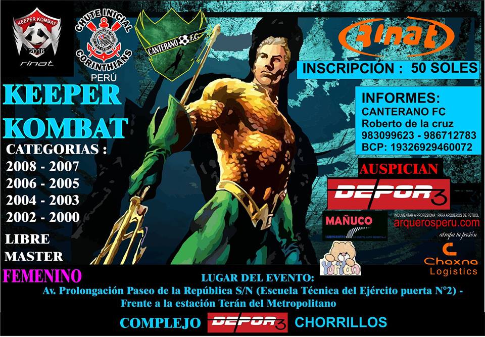 Copa de Plata Menores: KEEPER KOMBAT 2016