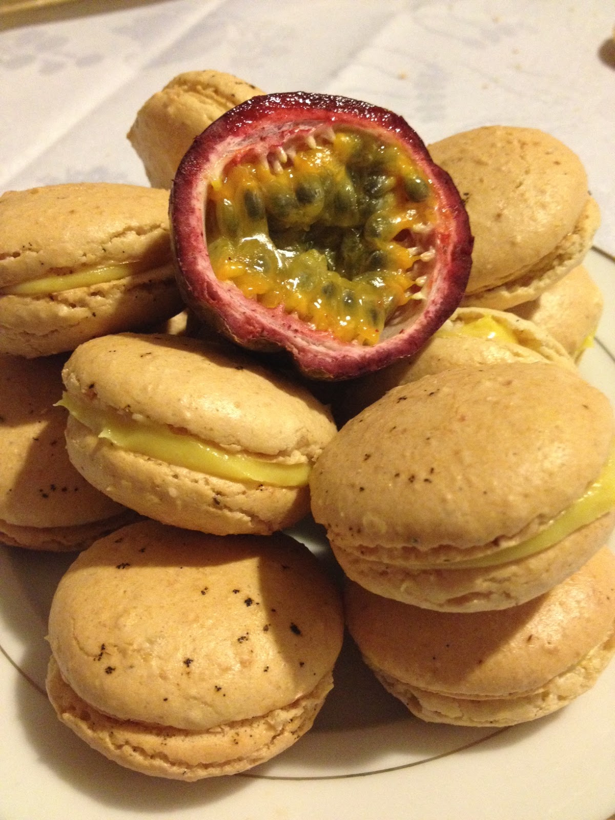 Ulrique cuisine: Macarons aux fruits de la passion