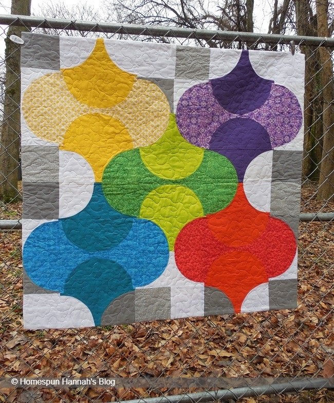 Splash of Color : completed quilt!