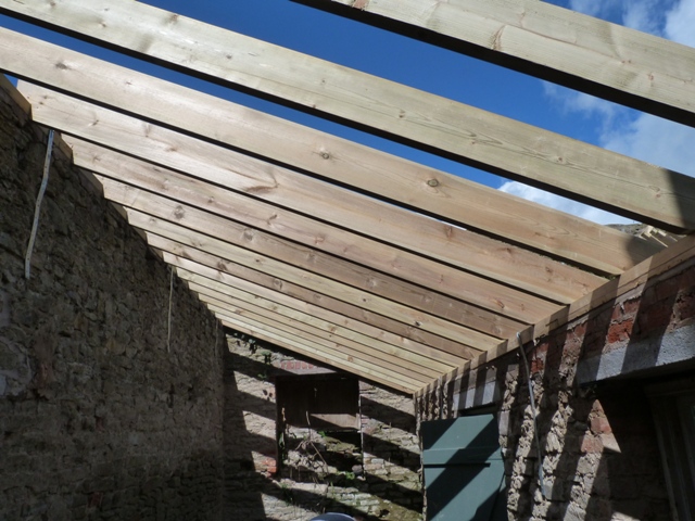 Sawdust In My Socks: Lean To Roof