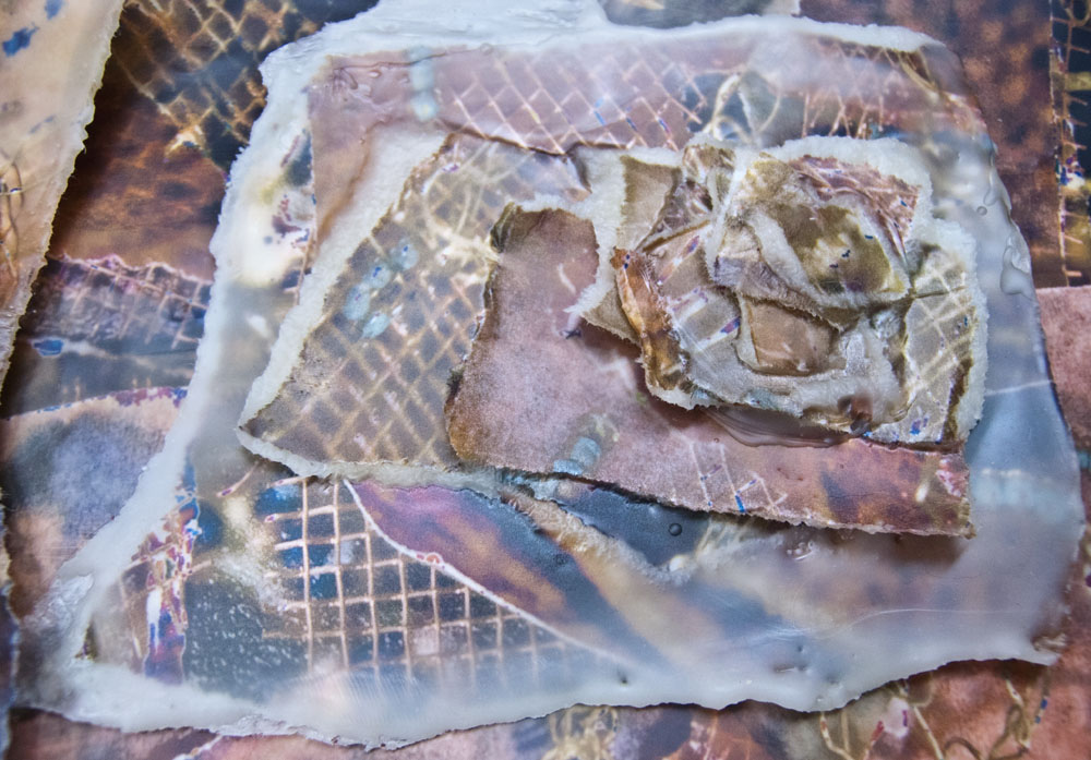 Kathyanne White: More Encaustic with Digital Prints