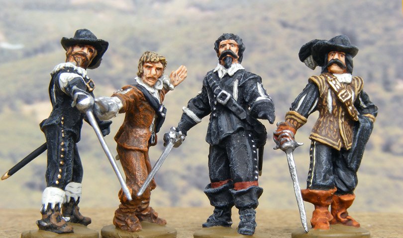 History in 1/72: TK painted our 28mm Musketeers