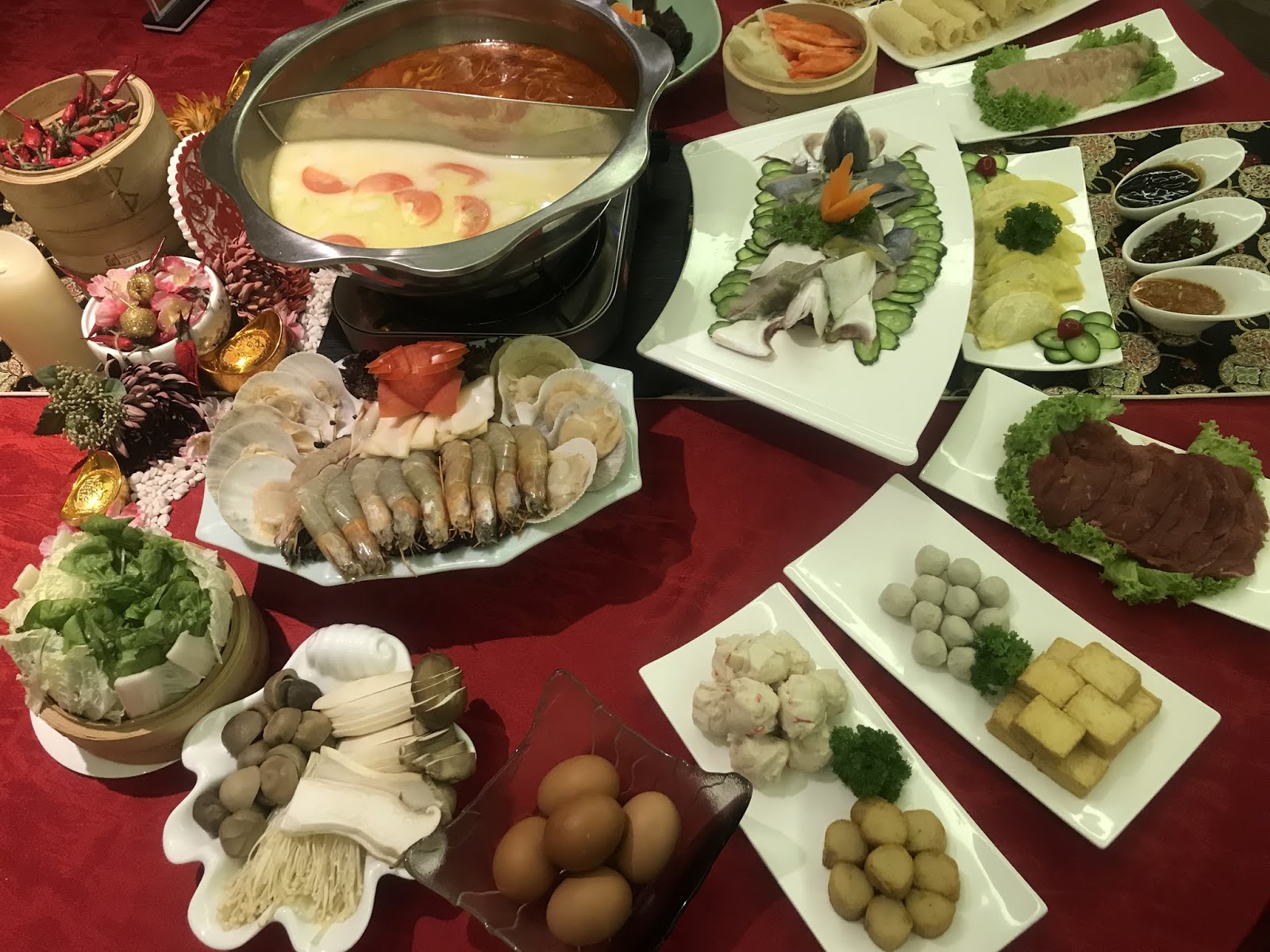 Chinese New Year Steamboat Set, Olive Tree Hotel Penang | cik sukα taip