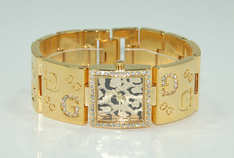 My Lovely Outlet: GUESS Leopard Watch - Gold