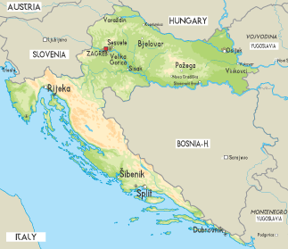 Karta Hrvatska | Karta Hrvatska Regija Grad Provincije