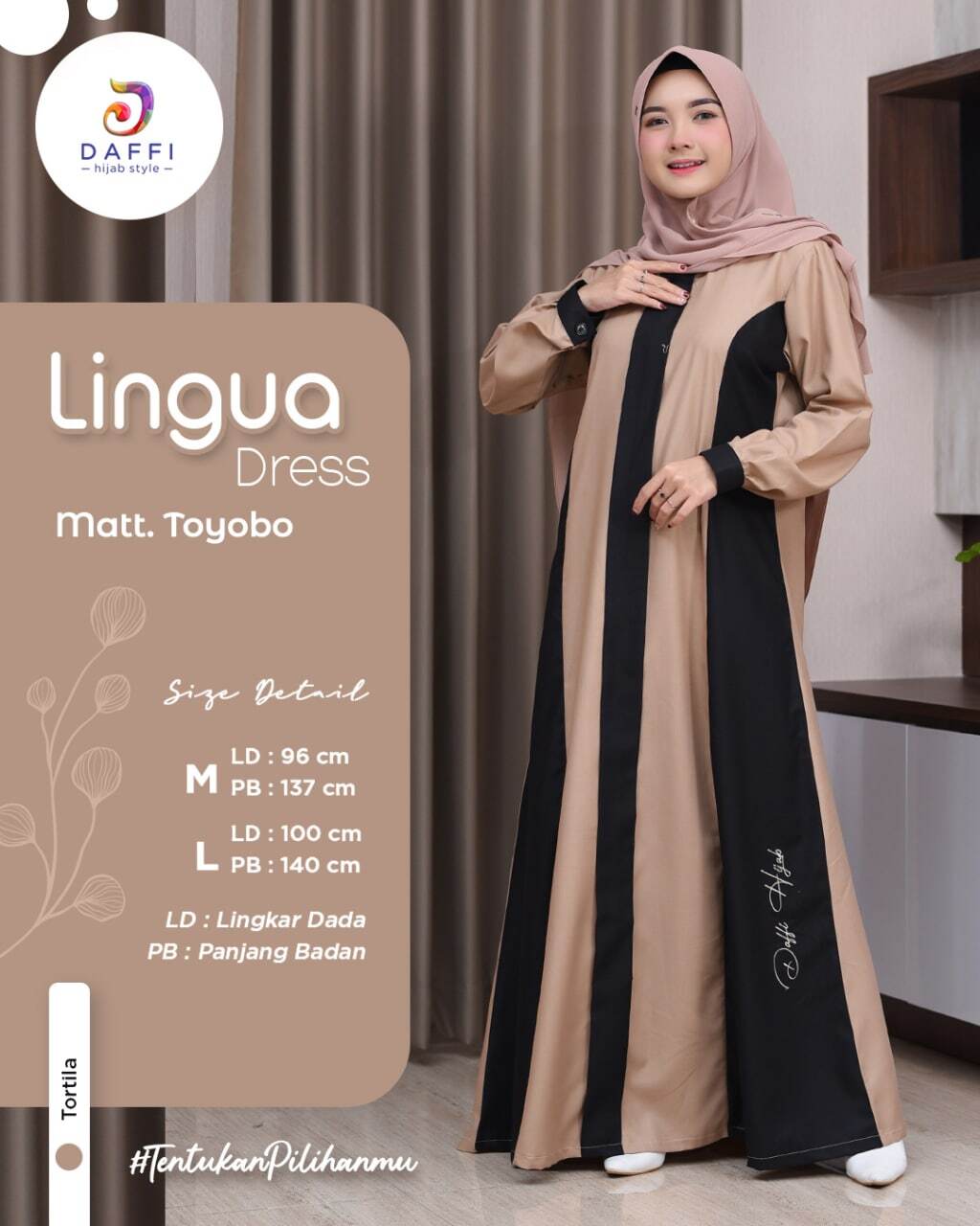 Model Gamis Lingua Matt. Toyobo Terbaru, Wanita Tampil Anggun dan ...