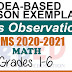 Sample Lesson Exemplars in Mathematics Grades 1-6 Q2 - The Teacher's Craft