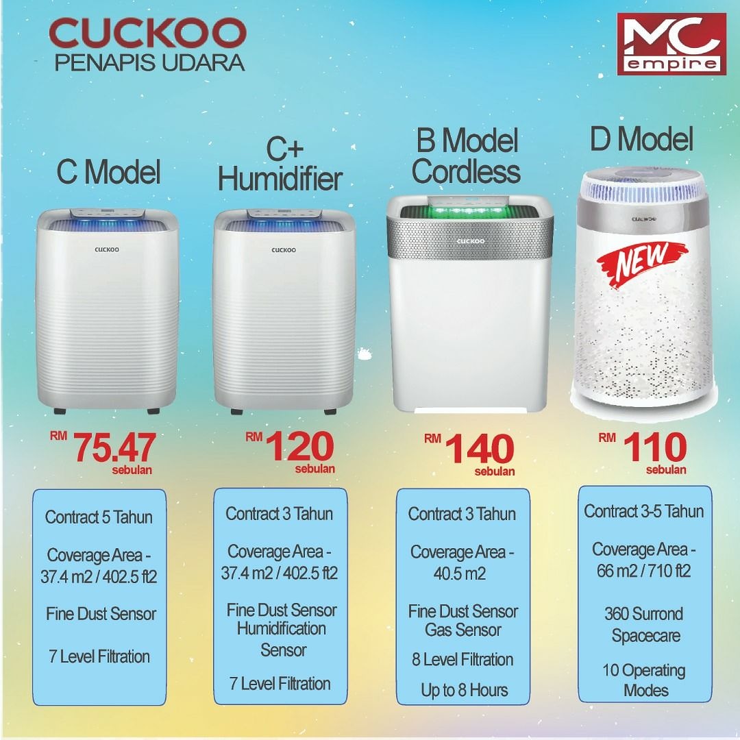 Cuckoo GOOOD Plan 0%SST