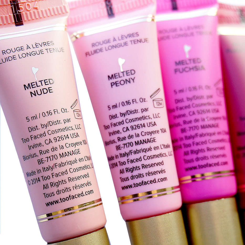 Too Faced Melted Liquified Long Wear Lipstick Review and Swatch ...