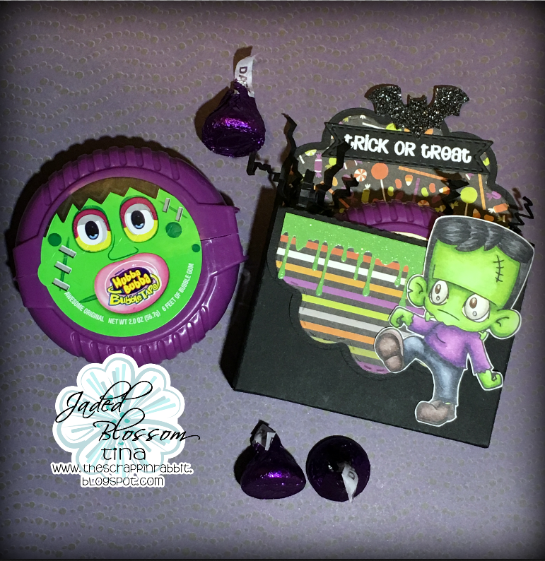 The Scrappin Rabbit: Trick or Treat Frankenstein