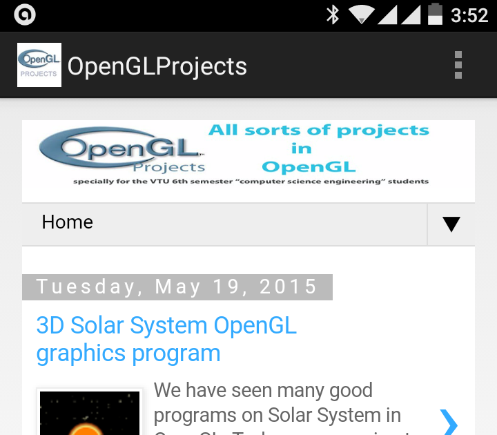 OpenGL Projects: OpenGL Projects Android App available on Google Play Store OpenGL Projects: OpenGL Projects Android App available on Google Play Store