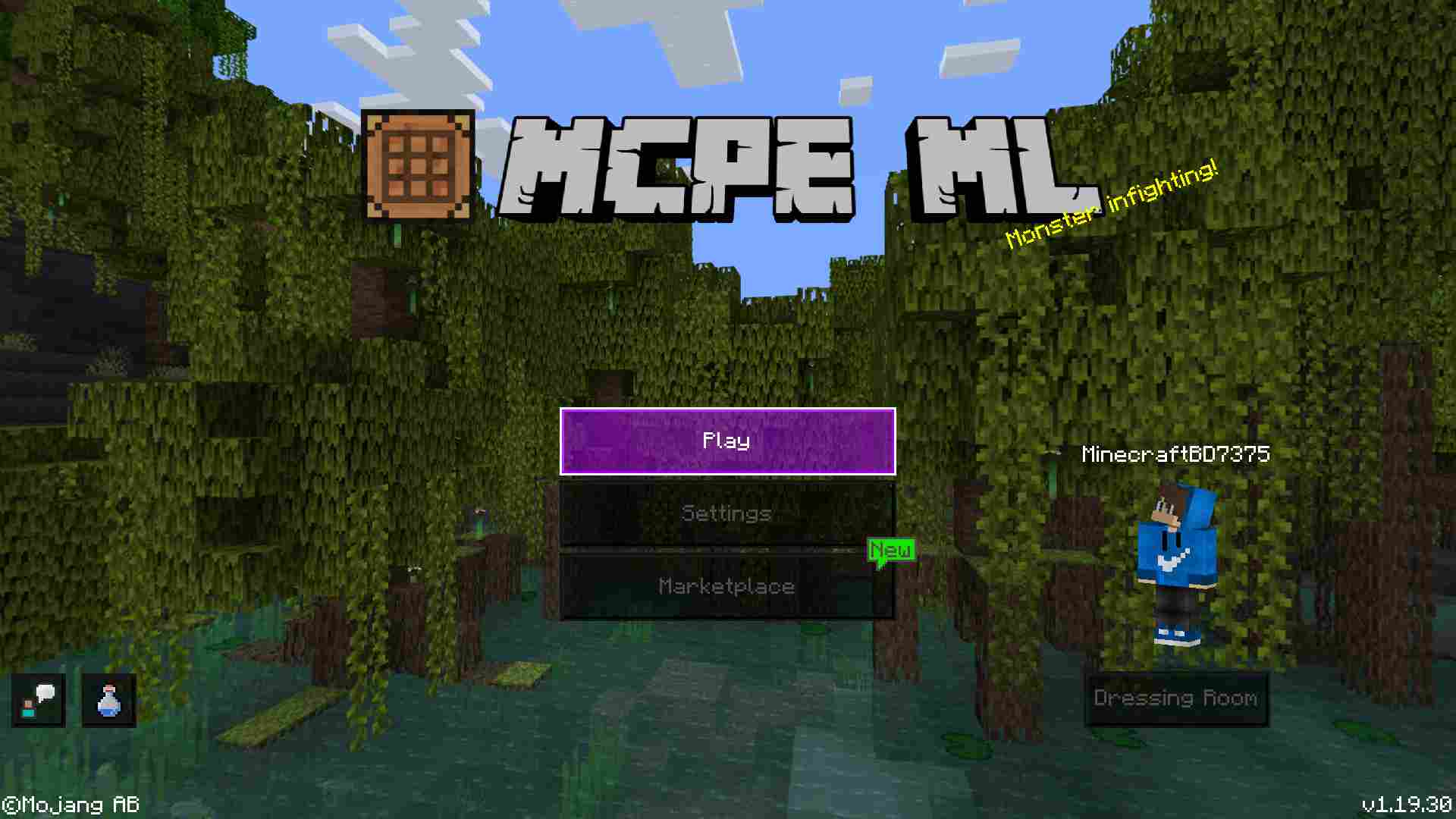 Minecraft Purple Colour UI - MCPE ML
