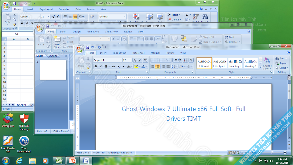 Ghost Windows 7 Ultimate (x86 + x64) Full Soft + Driver Cho Game thủ - QThang Blog