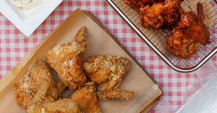 Garlic Parmesan and Honey Soy Fried Chicken Wings Recipe Using Golden ...