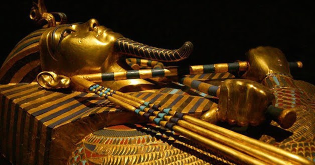 V-INT-EGIPTO: Sárcofago de oro de Tutankamón
