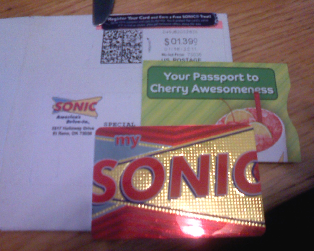 superbSONIC: SONIC gift card
