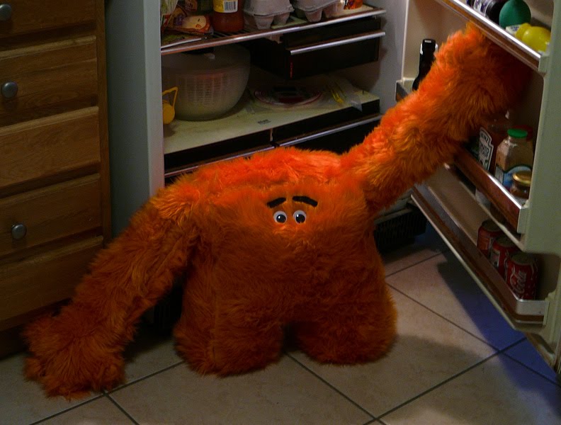 Snacking Squirrel: Love the Hunger Monster