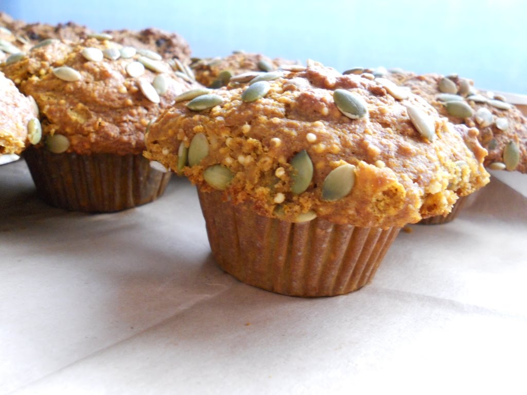 Snacking Squirrel: Pumpkin Millet Muffins
