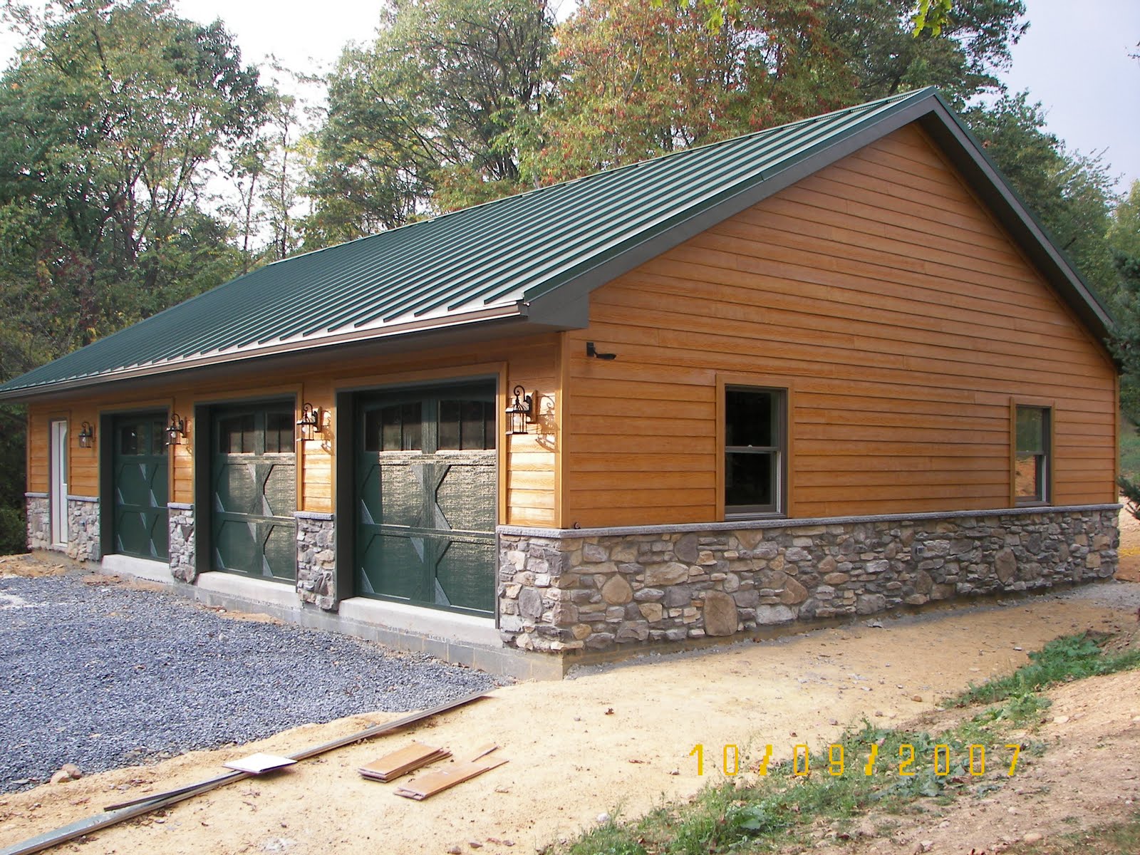 Fred E. Ocker - Builder: 3 Bay garage
