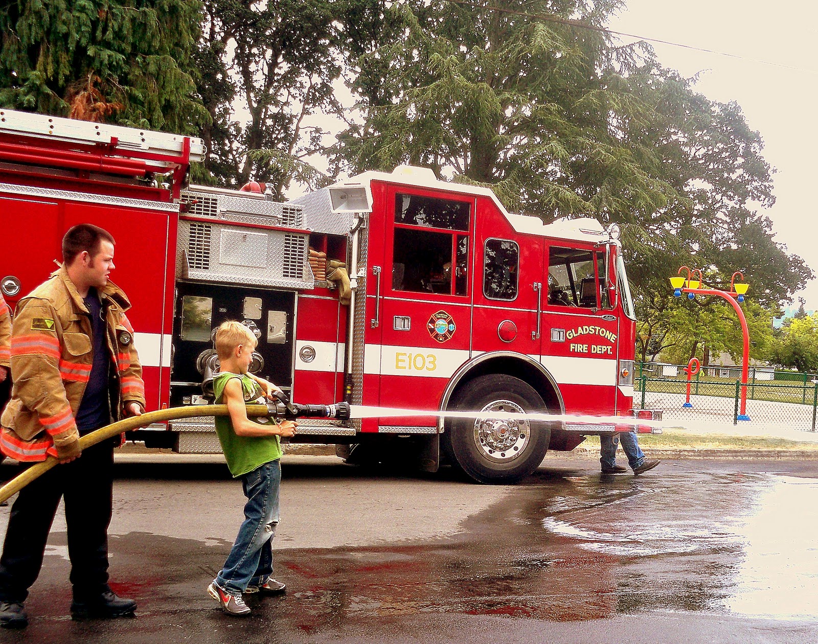 A Time of Growth: Wordless Wednesday: Firefighter Kids!