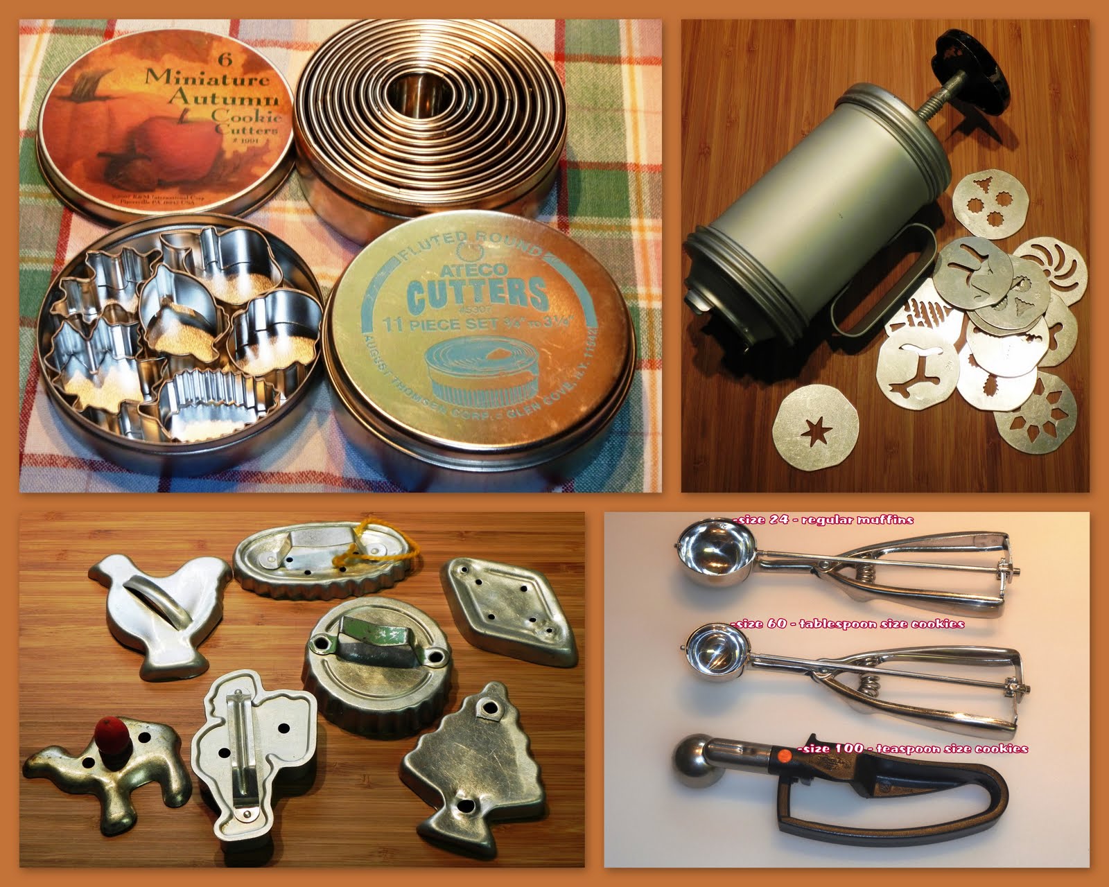 The Iowa Housewife: Cookie Baking Equipment and Gadgets