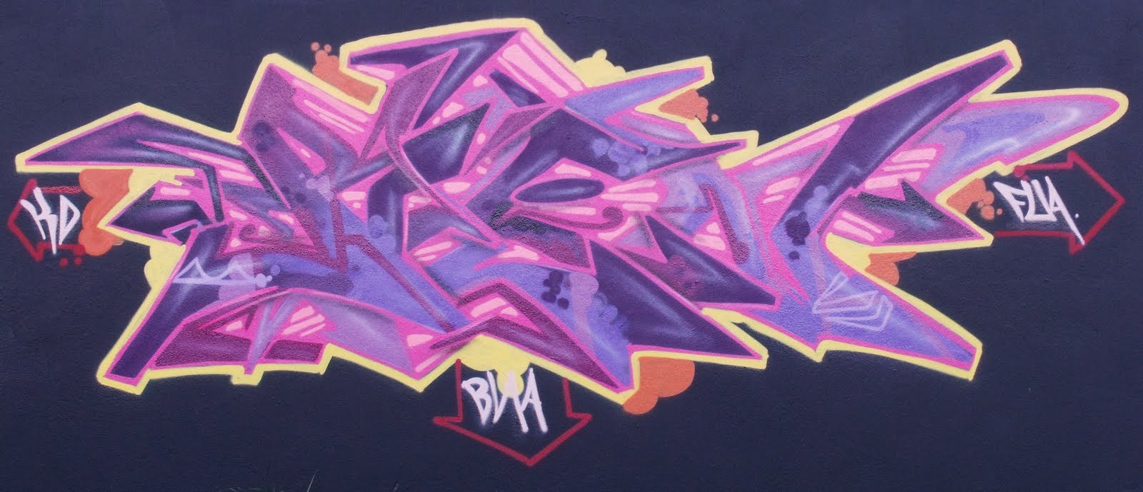 Nicaragua Graffiti Crew: BLEN bna kd (puerto rico)