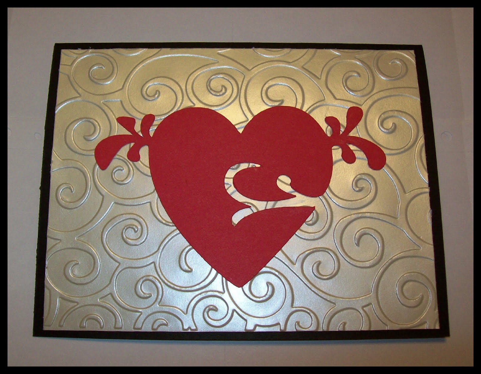 A Country Twinkle: Heart Card