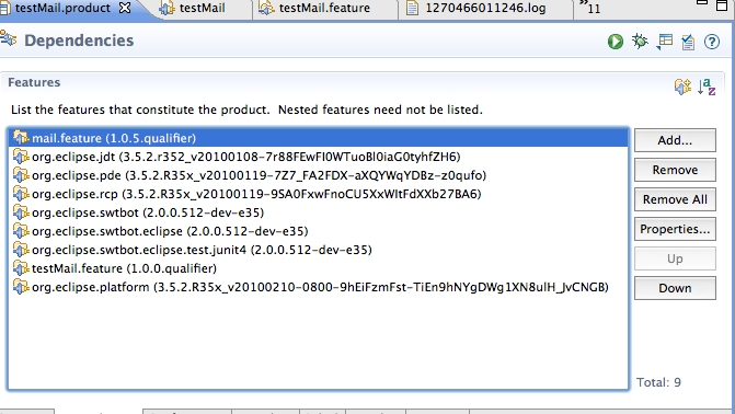 Richard S Blog Headless Swtbot Testing For The Eclipse Rcp Mail Example Project