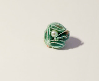 -: using just a teeny amount of your vintage fabric for a craft. fabric ...