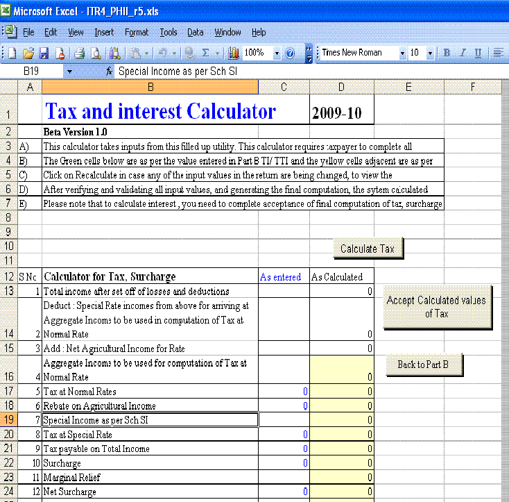 Out Of This World Income Tax Computation Sheet Excel Format Sales Leads