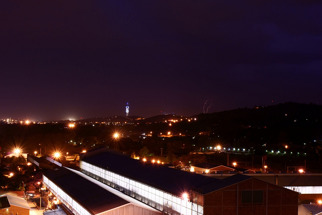 Photographer: Pretoria cityscape at night.