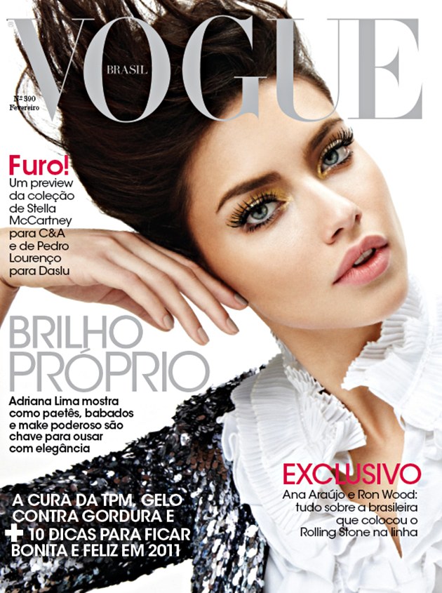 Evelyn Tomaz Vogue Brasil Capa De Fevereiro Com Adriana Lima