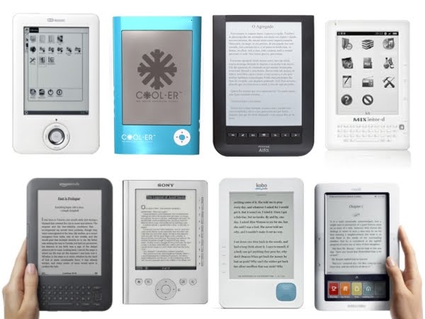 Um Blog Contemporâneo: Compare 14 modelos de leitores de livros digitais