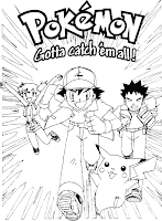 Planse de colorat cu Pokemon