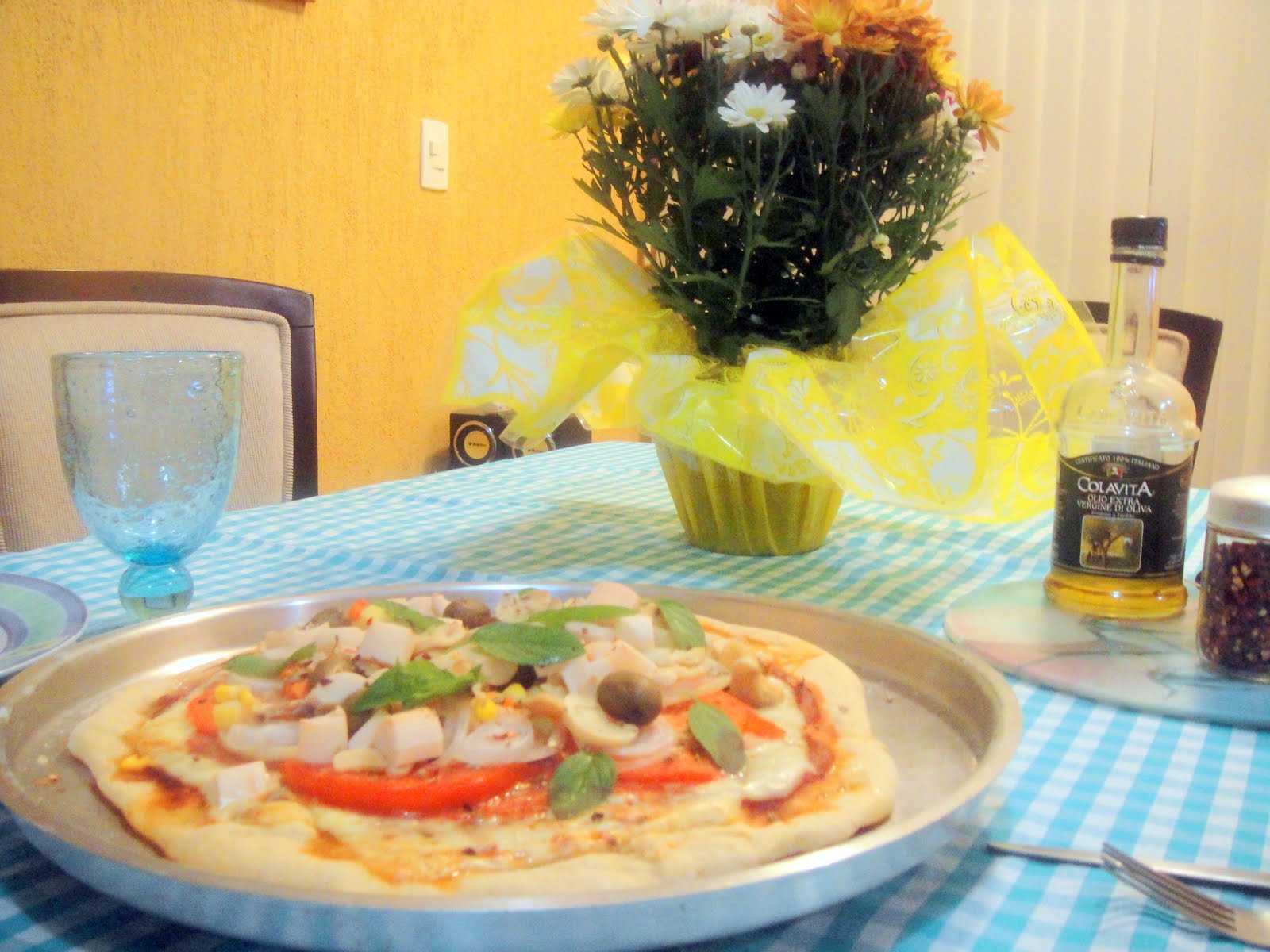 Charme de cozinha: Pizza à Minha Moda