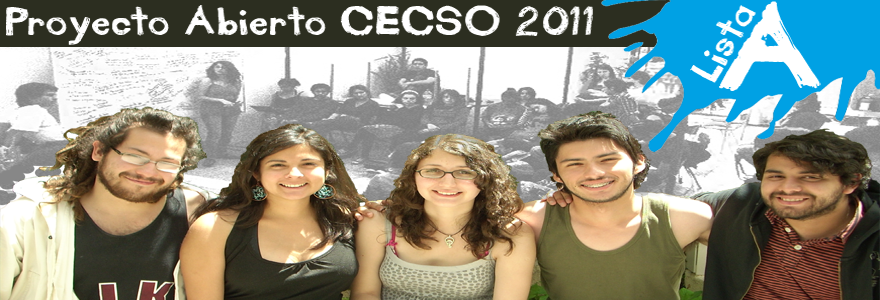 Proyecto Abierto CECSO: Proyecto Abierto Lista A en 50 propuestas!