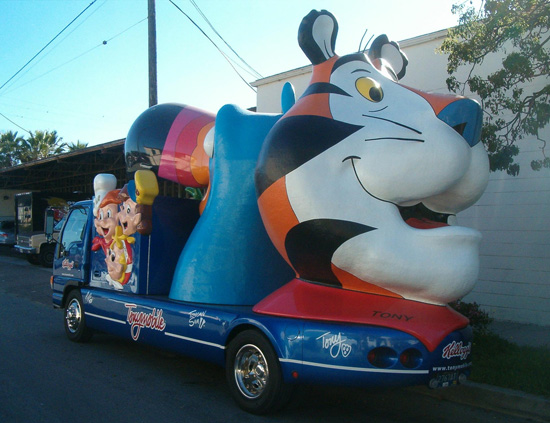 A NEW DIMENSION: Wacky cars