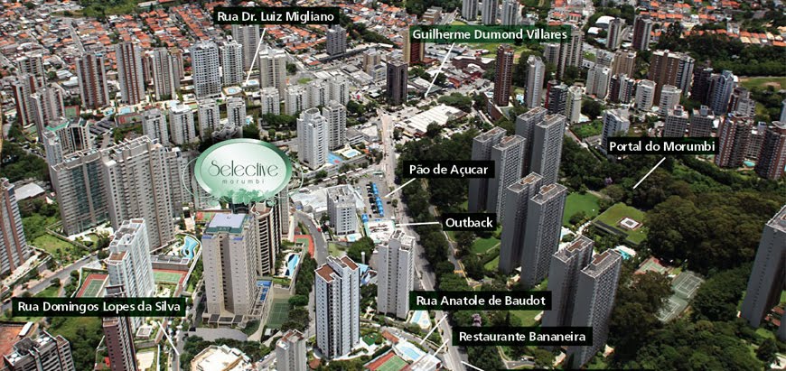 Selective Morumbi: Implantação e Mapa