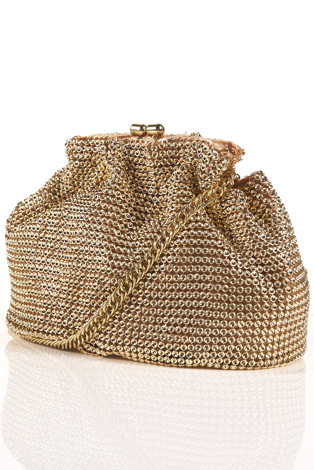 rock and trendy: GOLD HONEYCOMB CHAINMAIL BAG