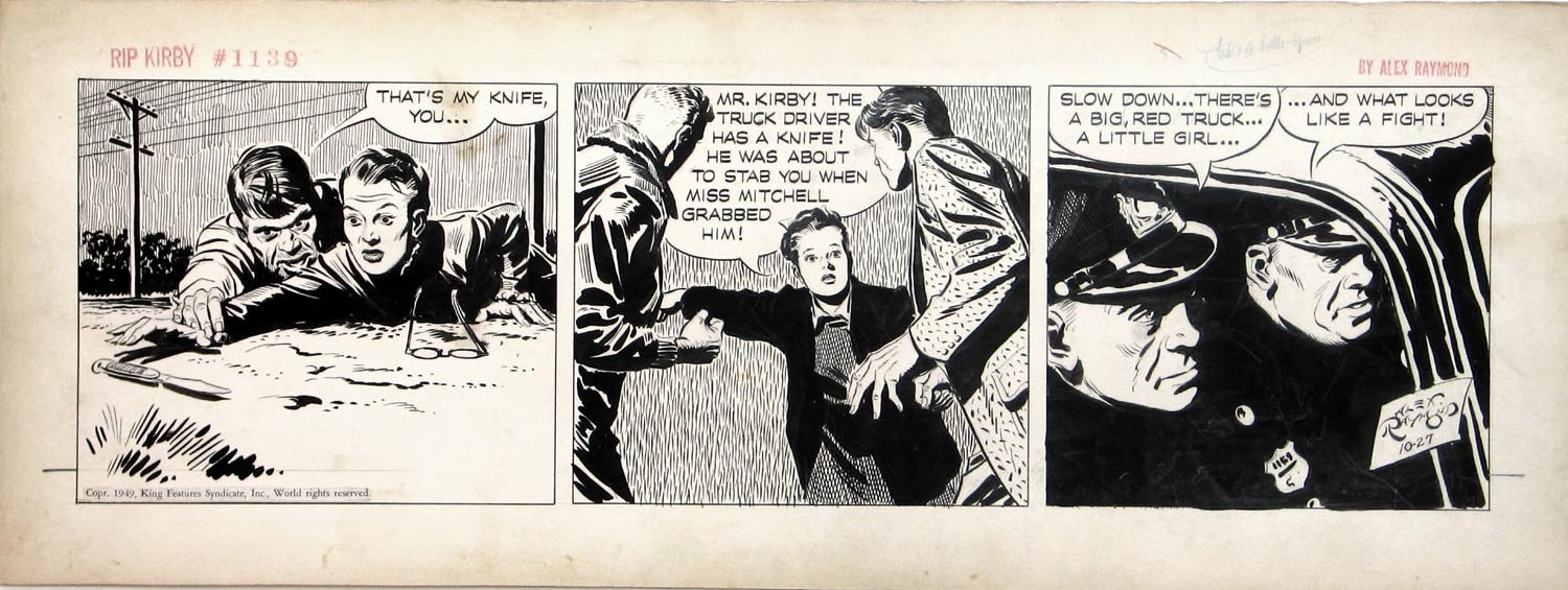 Daniel Cruit: Alex Raymond in the Studio