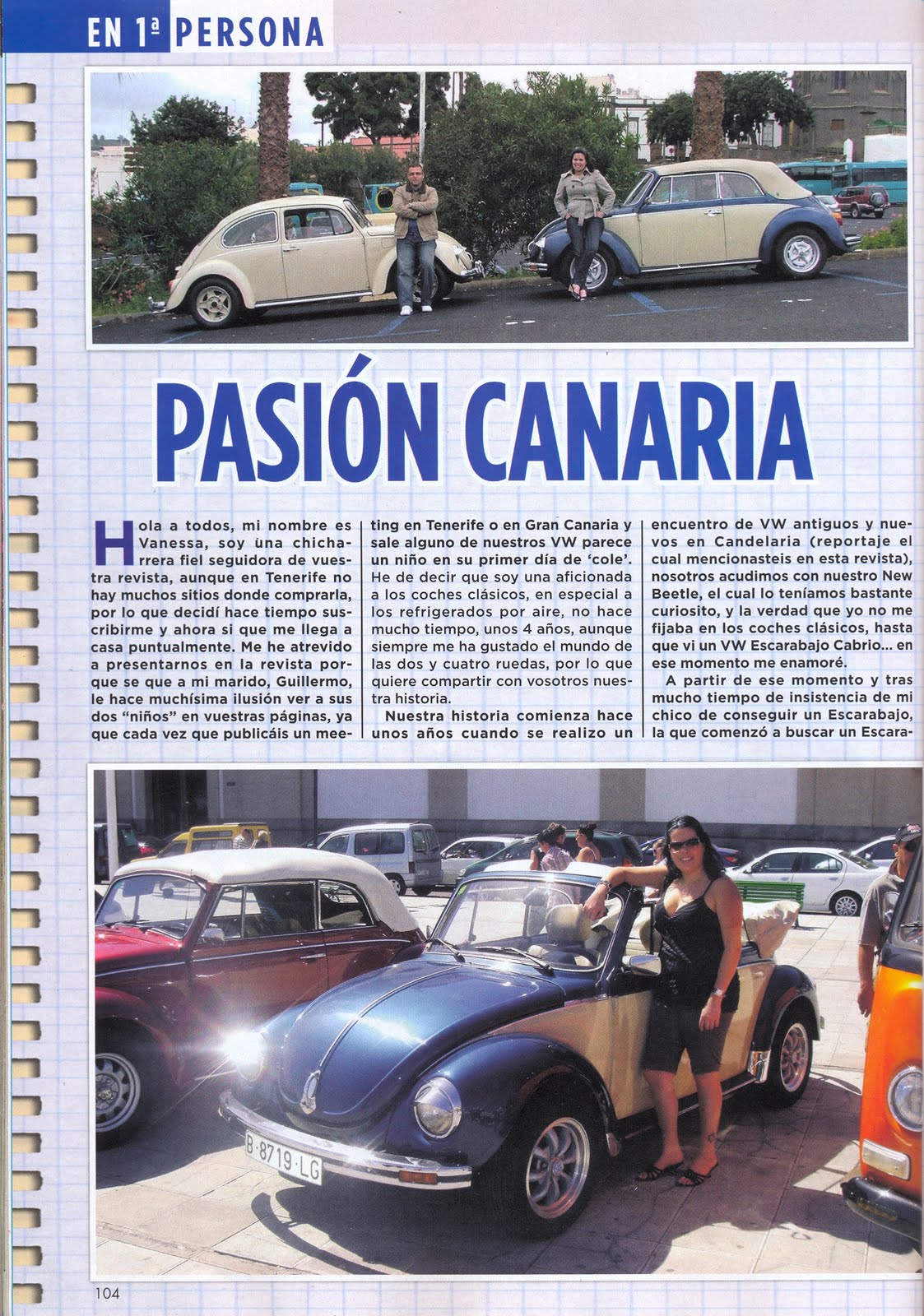 Volkswagen Escarabajo Tenerife: En la Super VW Magazine