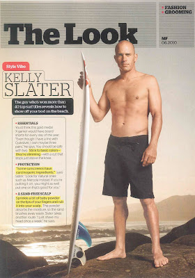 Quiksilver PR: Kelly Slater in Men's Fitness