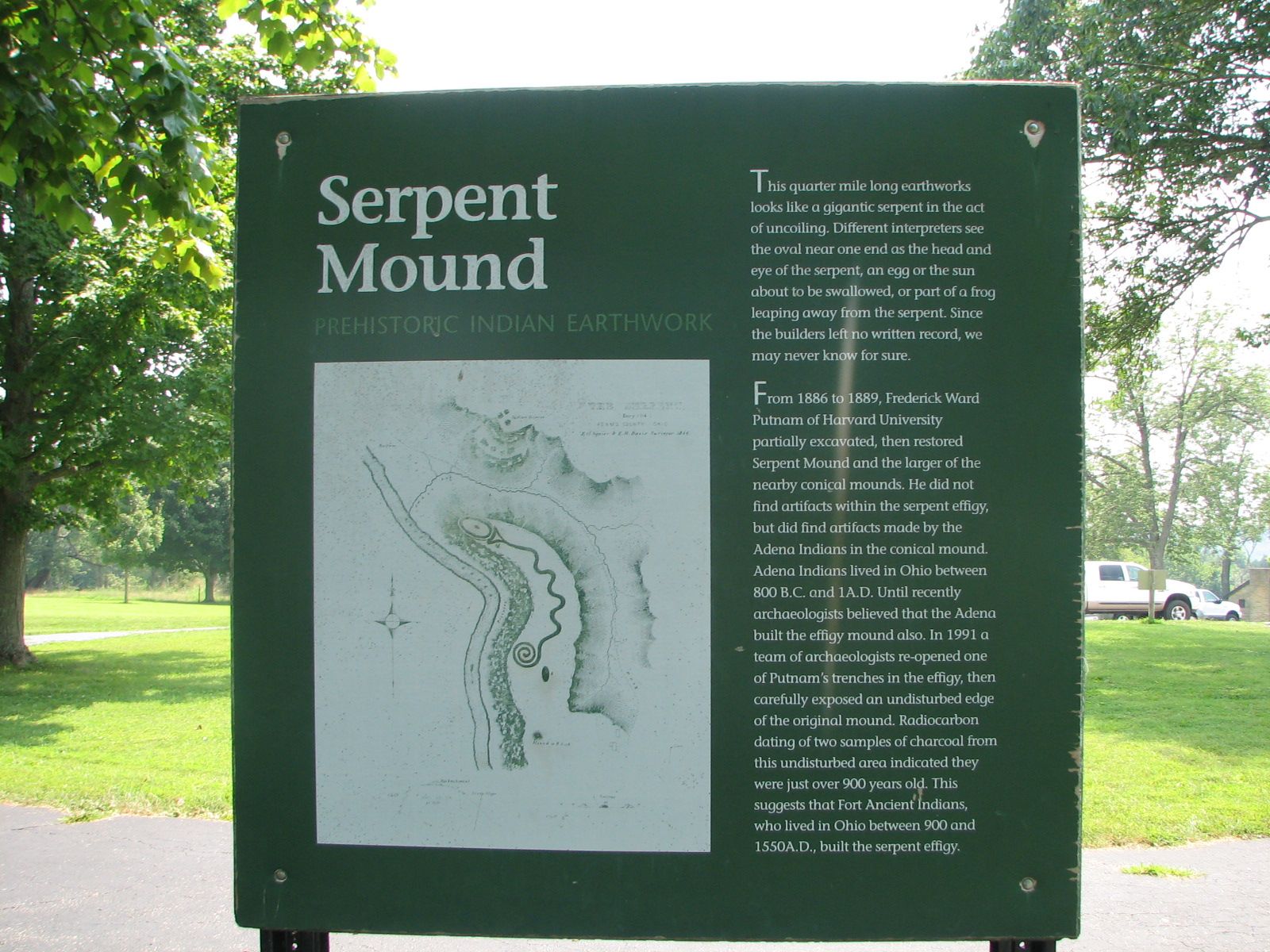 Small Travels and Musings: Serpent Mounds, Ohio