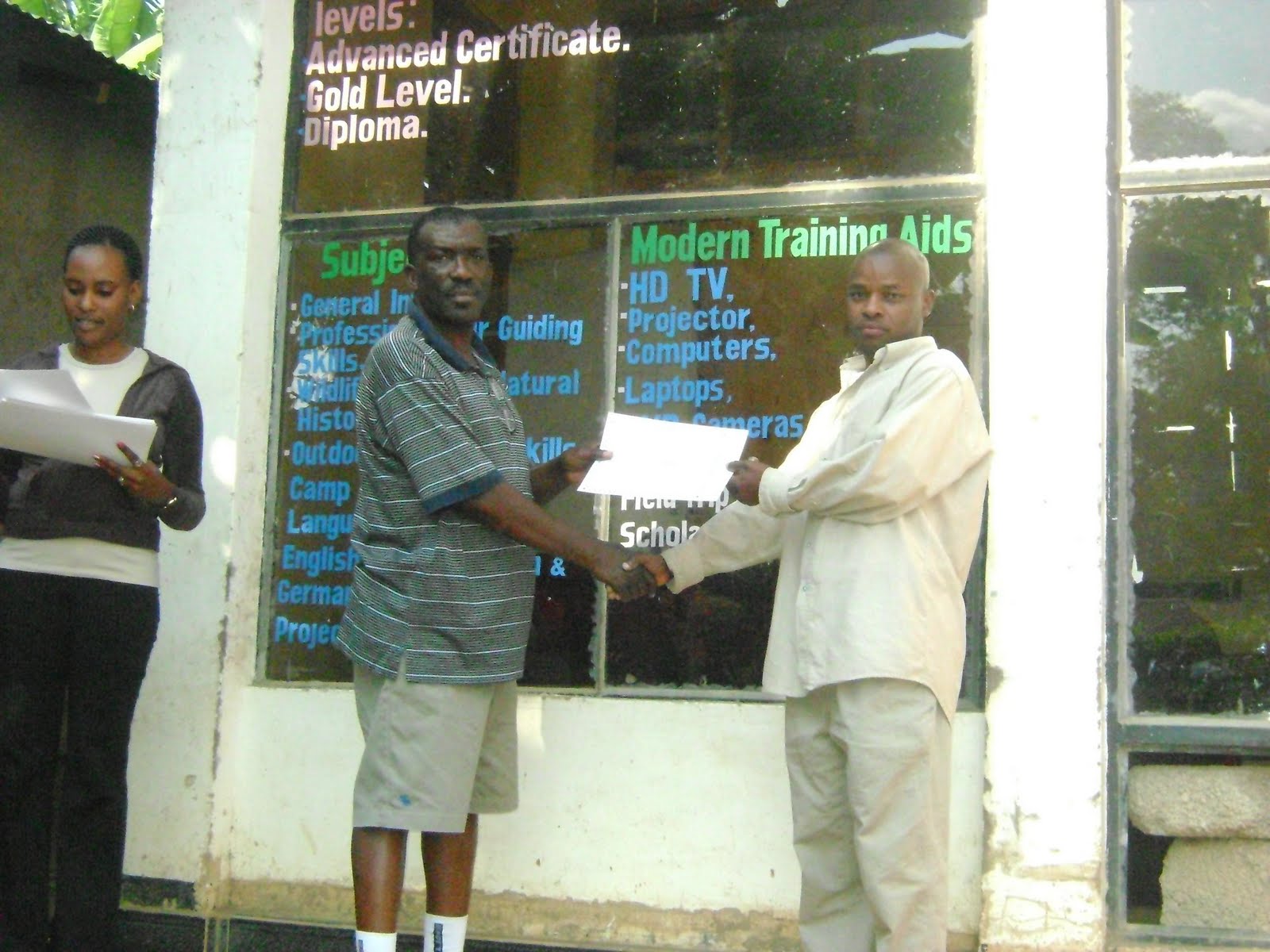 Professional Tourguide School-Graduate: 5. Charles Shayo, Graduate.