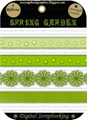 Starynight.Com Digital Scrapbook Kits: Spring Garden Digital Scrapbook ...