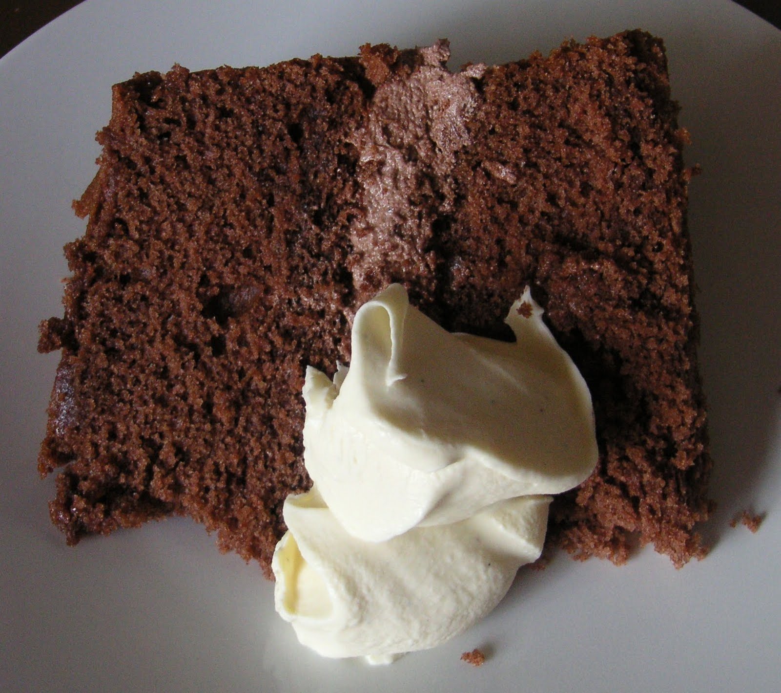 The Caked Crusader: Chocolate sponge cake with chocolate buttercream