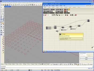Generative Design Computing: Rhino + Grasshopper: 1 Attractor Point ...