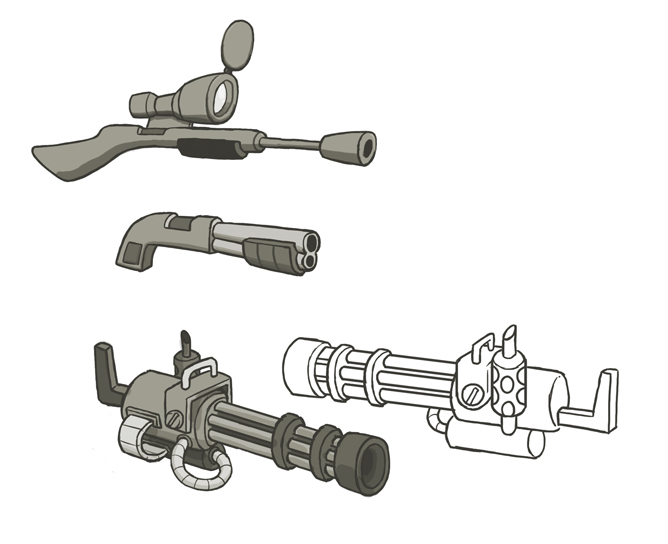 Learning drawing principles: Prop design