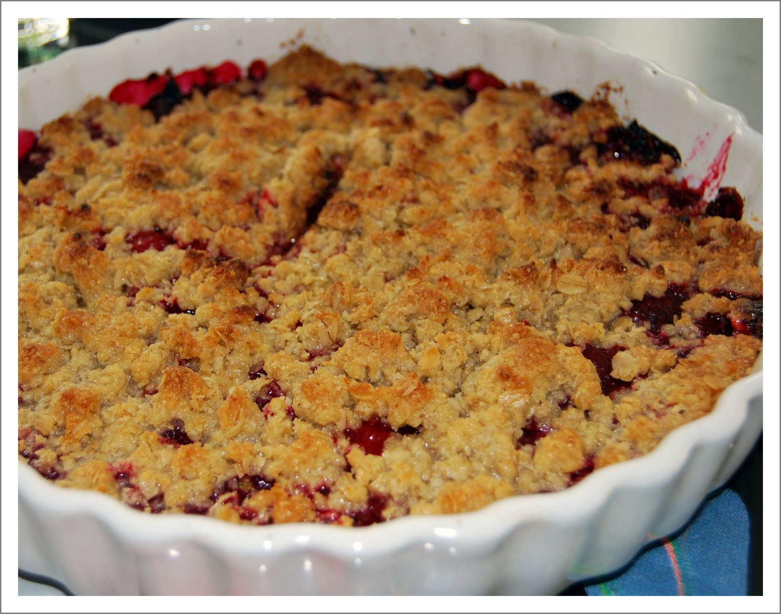 Mor-Mia´s: Hallonpaj med vit choklad