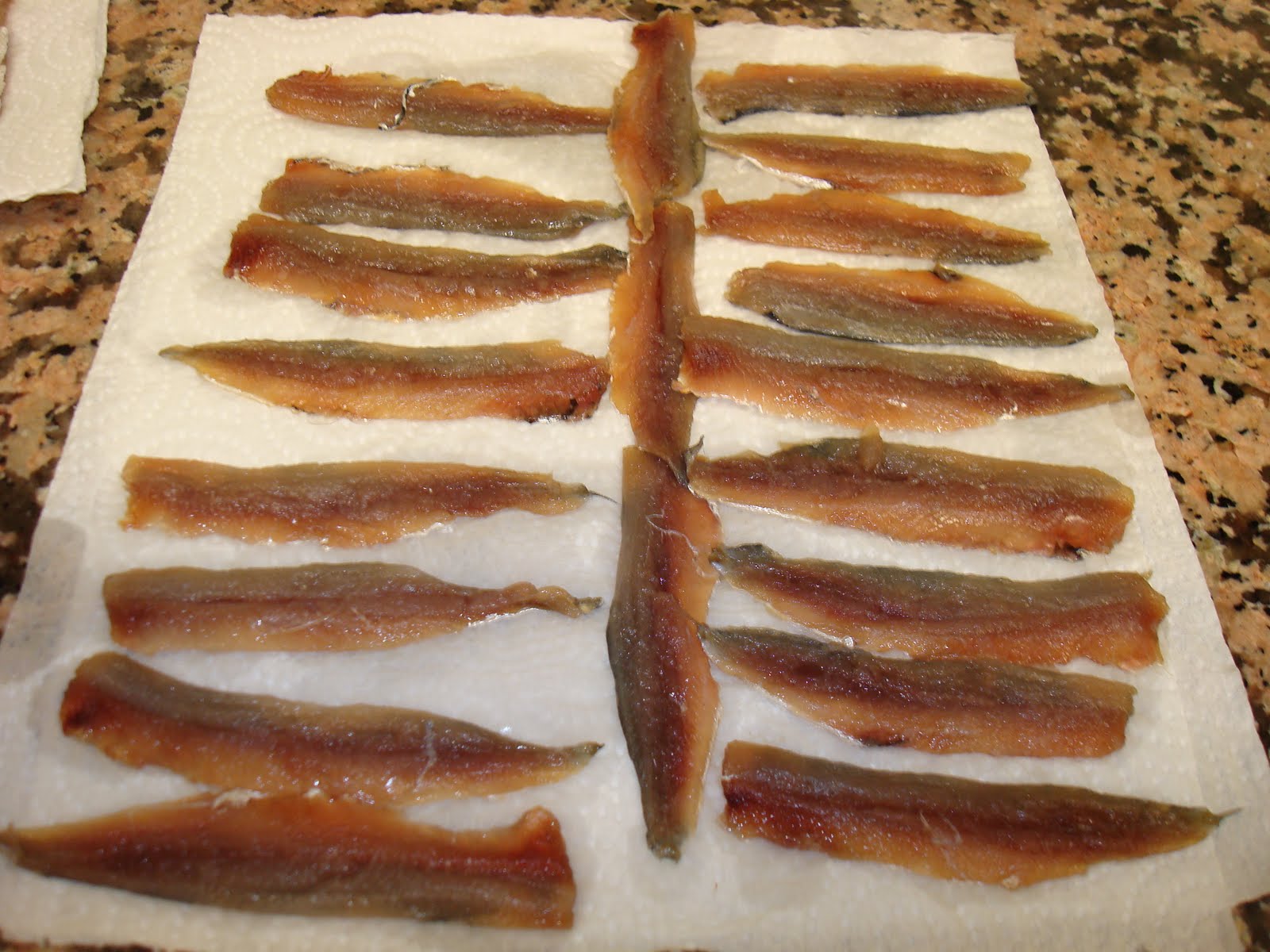 Chicane: Recetas de cocina: sardinas en salazón